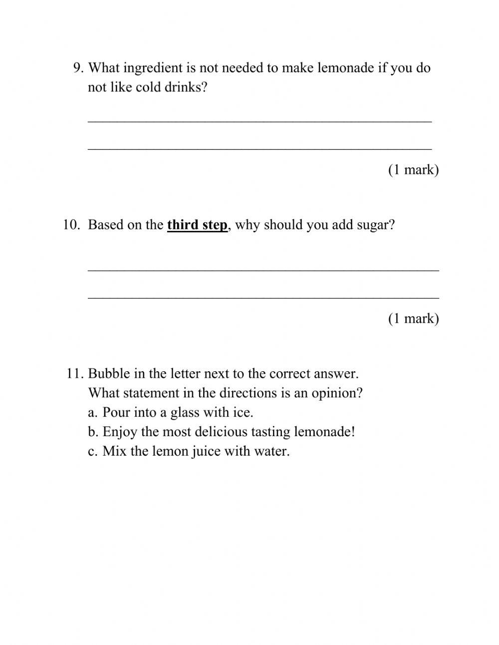 Grade 3 Reading Comprehension Assessment Worksheet Live Worksheets Grade 3 Reading Comprehension Assessment Worksheet Live Worksheets