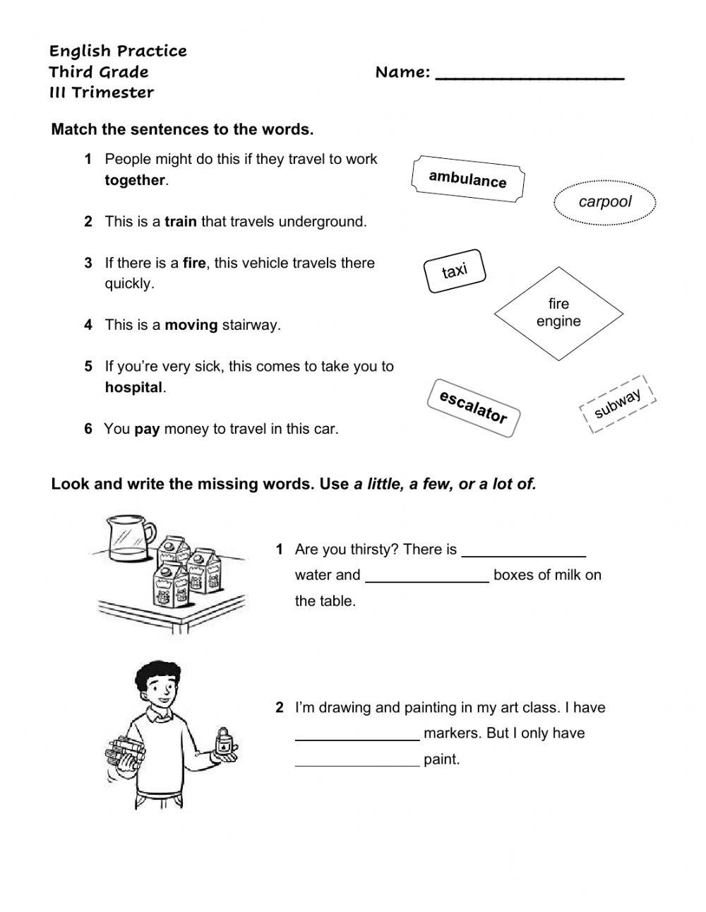 Units 10 and 11 worksheet | Live Worksheets