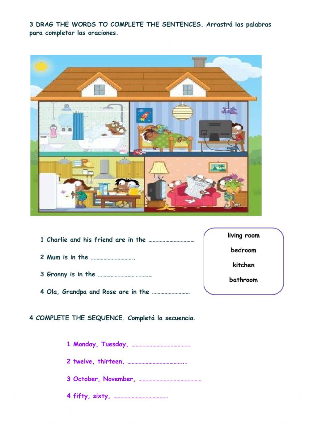 Children 2 Lesson 28 Vocabulary revision worksheet | Live Worksheets