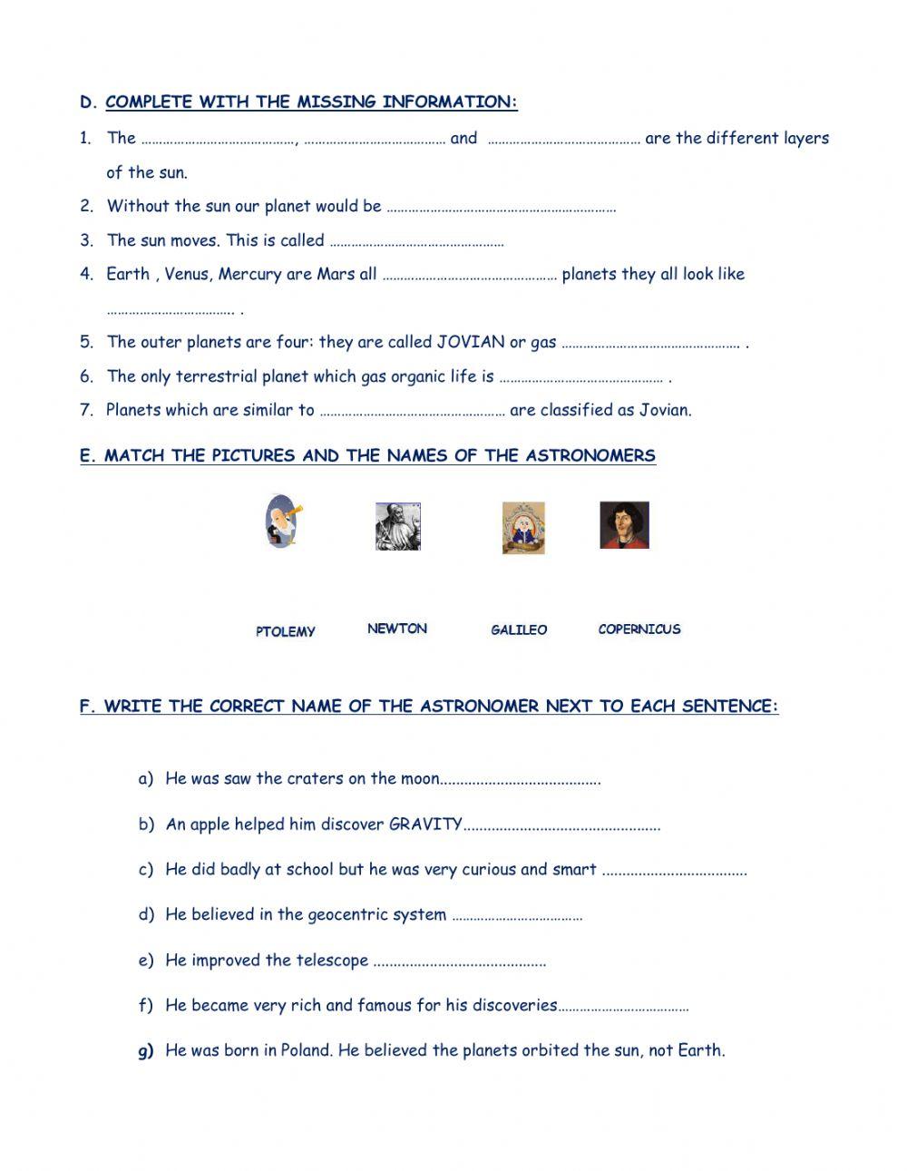 Make-up quiz worksheet | Live Worksheets