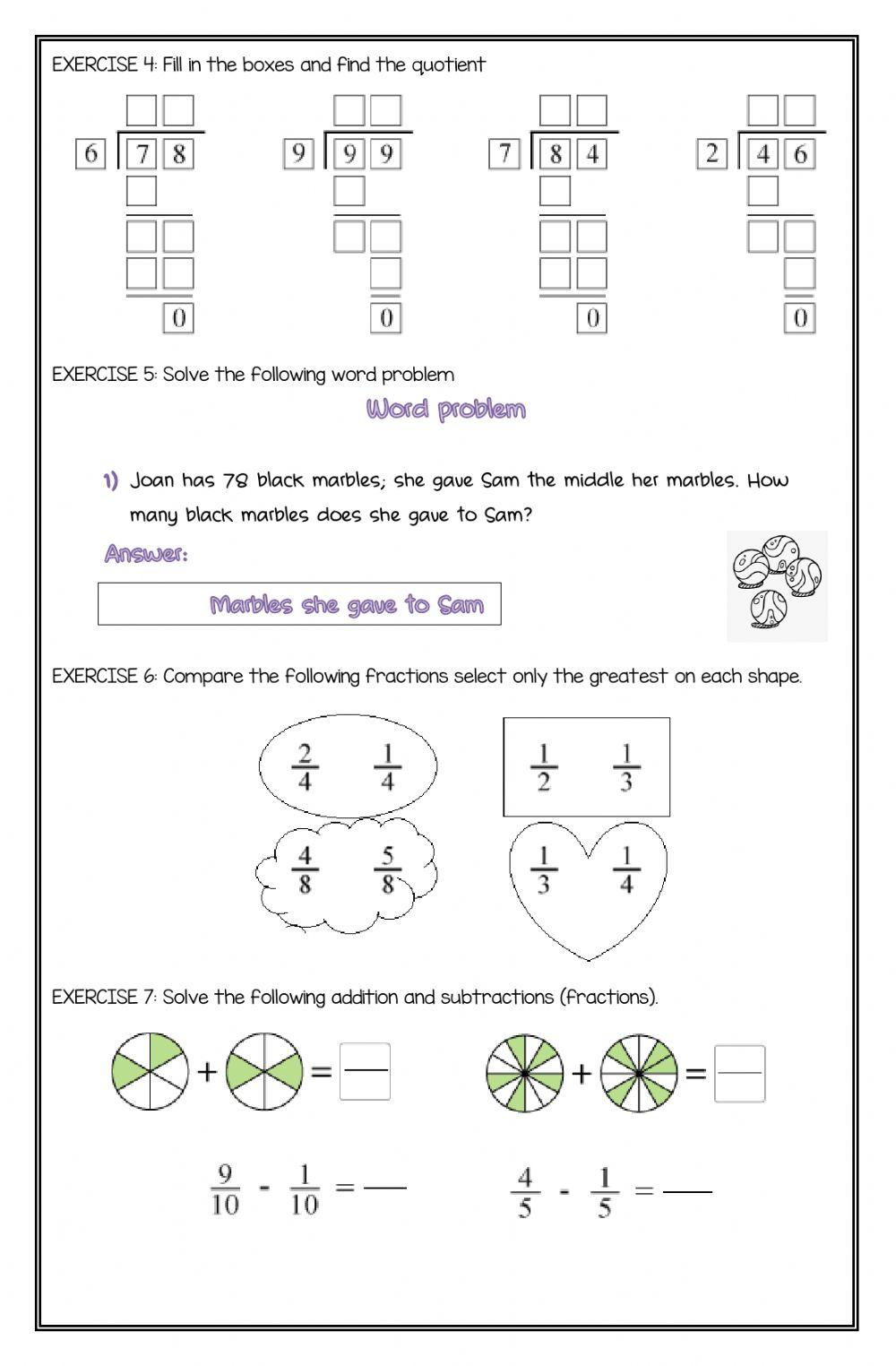 Final exam -third term-segundo elementary- math-2020 worksheet | Live ...