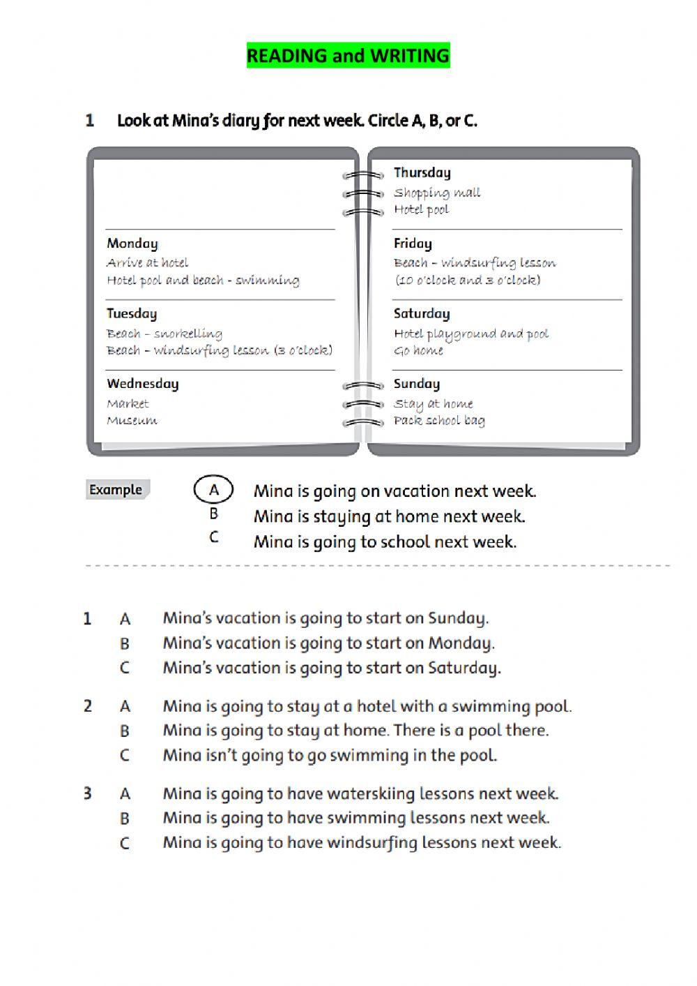 Extra activities | Free Interactive Worksheets | 6119457