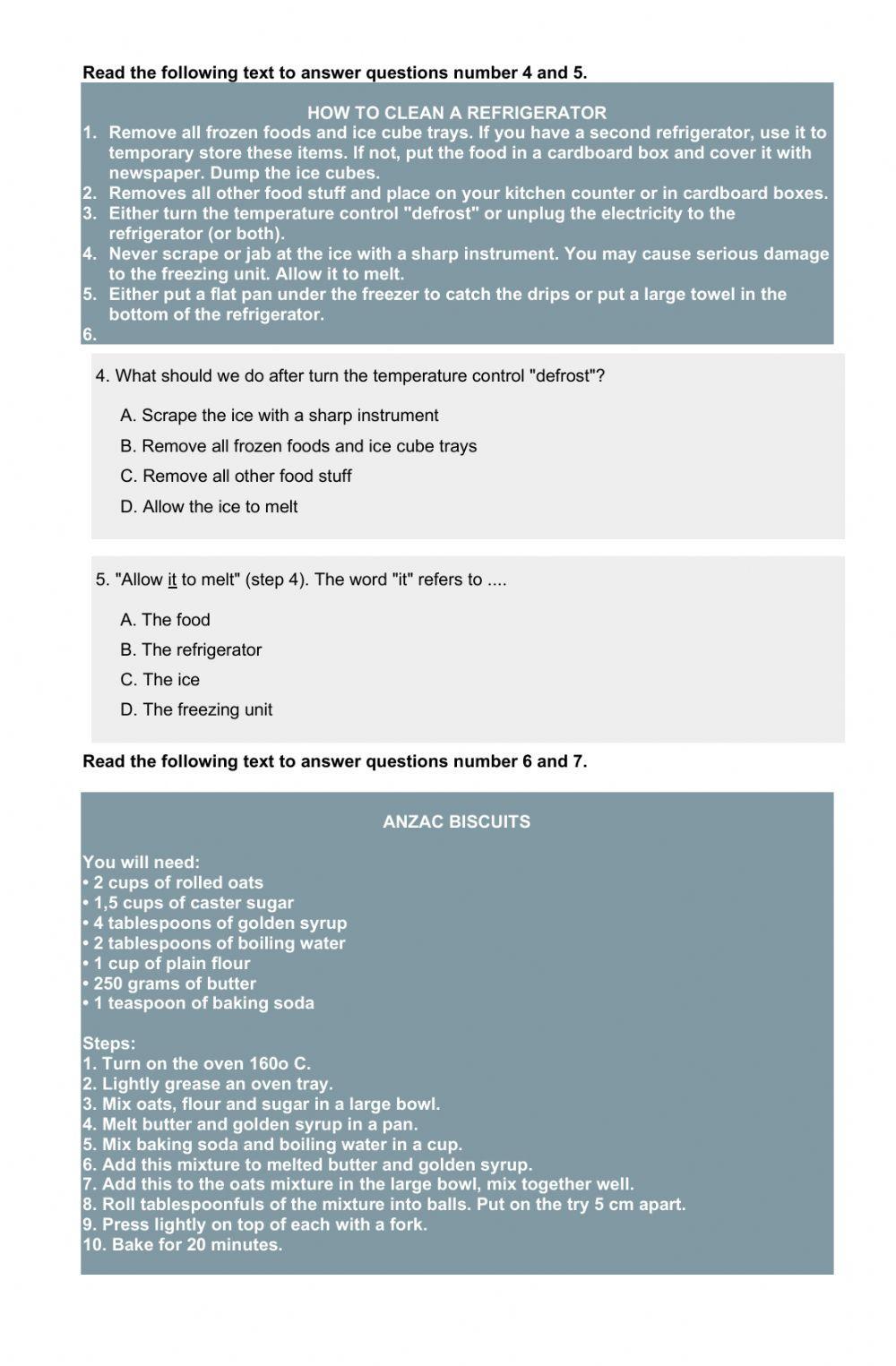 Soal Procedure … | Free Interactive Worksheets | 409497