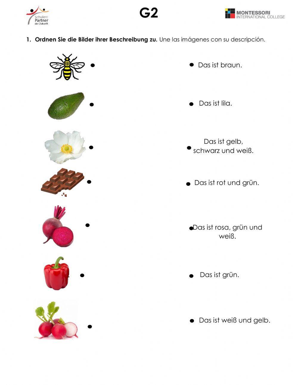 Die Farben II worksheet | Live Worksheets