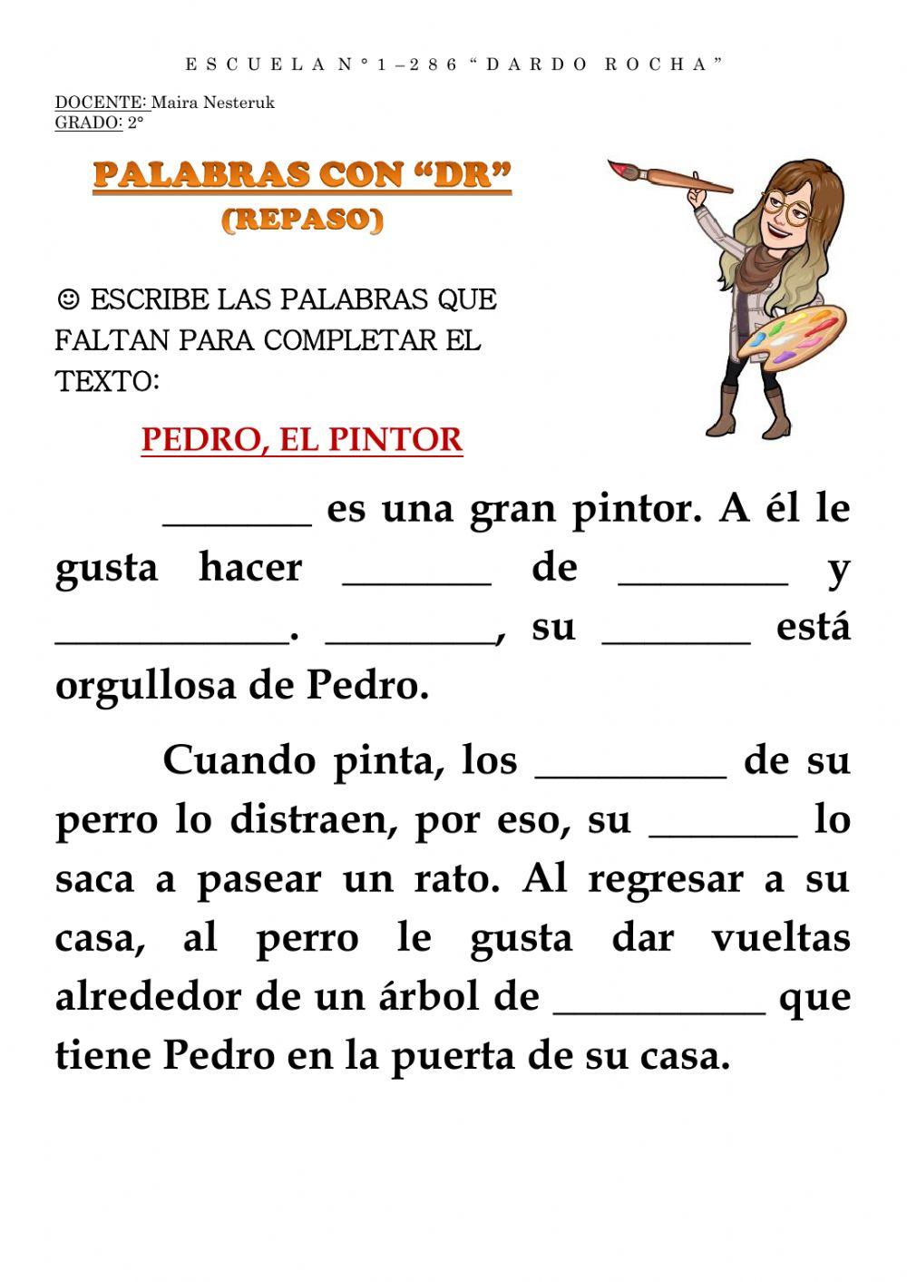 410038 | Palabras con dr | MAIRANESTERUK