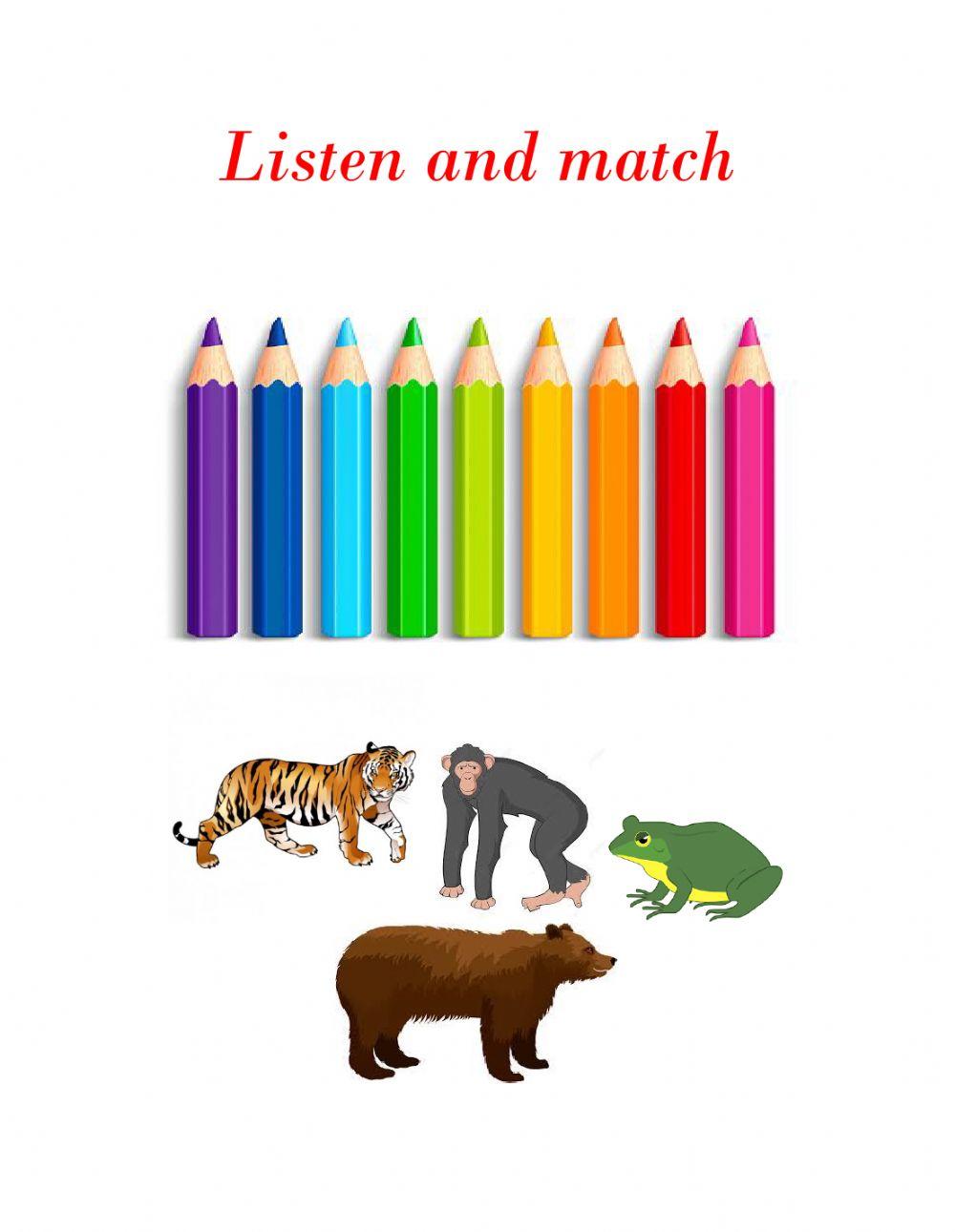 410276 | Listen and match | VEROEHRLICH | LiveWorksheets