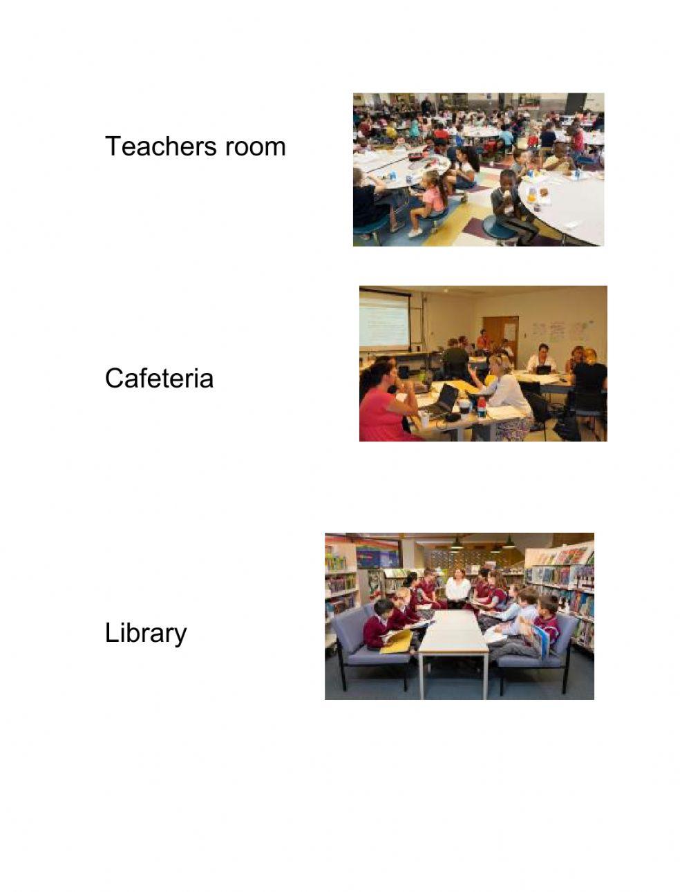 Parts of school 410320 | judagape7 | Live Worksheets
