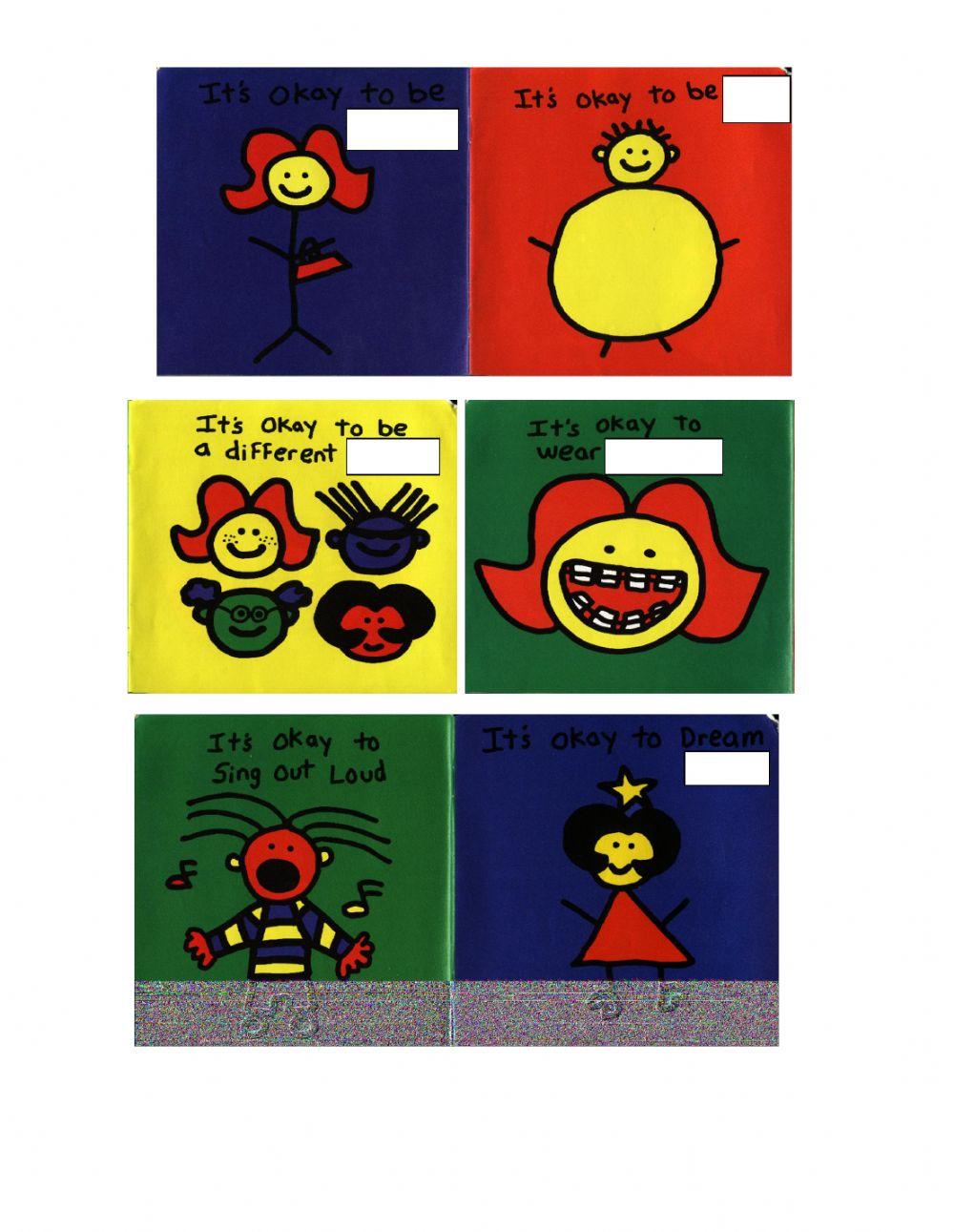 THE OK BOOK . FILL IN THE GAP worksheet | Live Worksheets