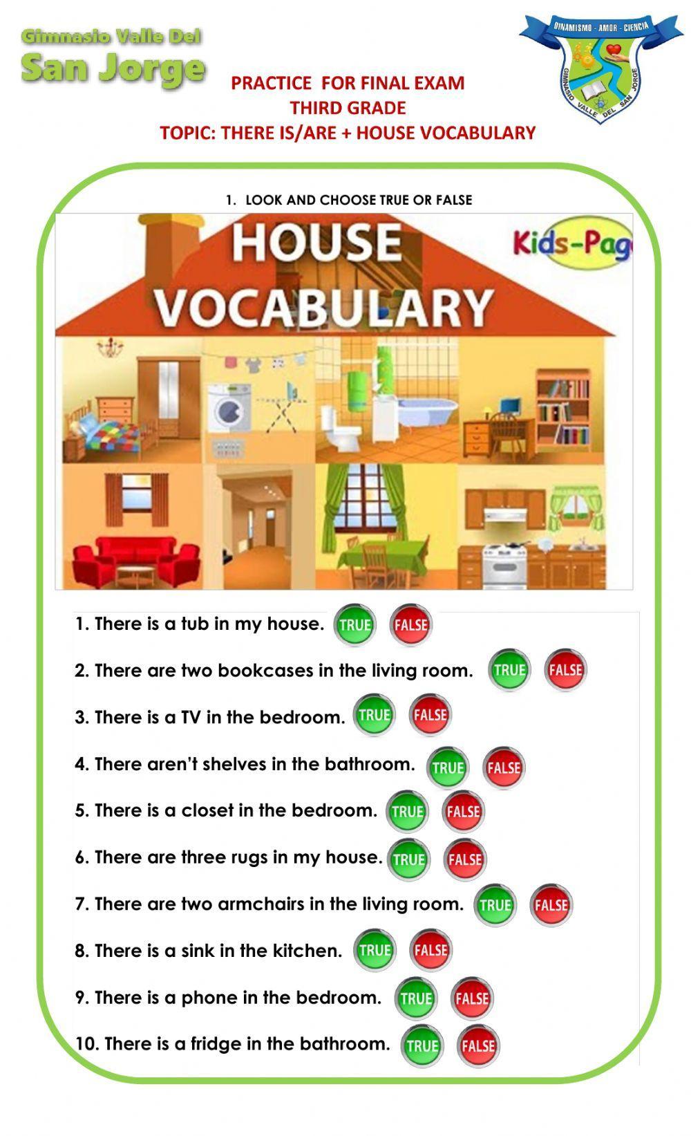 There is -are -… | Free Interactive Worksheets | 488102