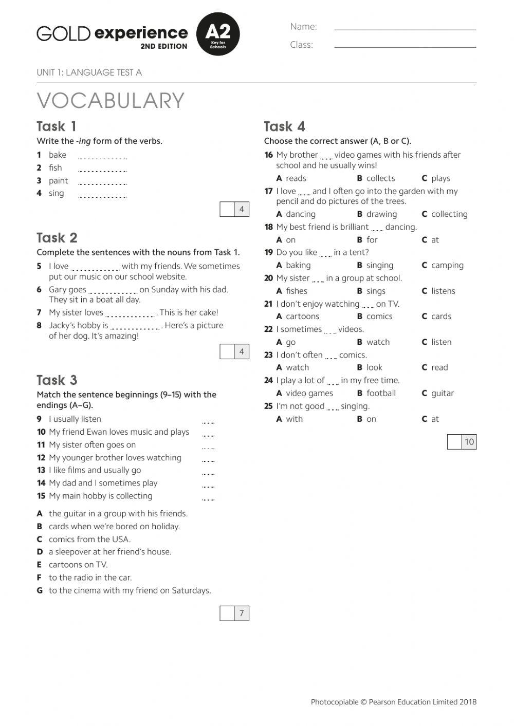 GE A2 U1 6220727 | Caroline_01 | Live Worksheets