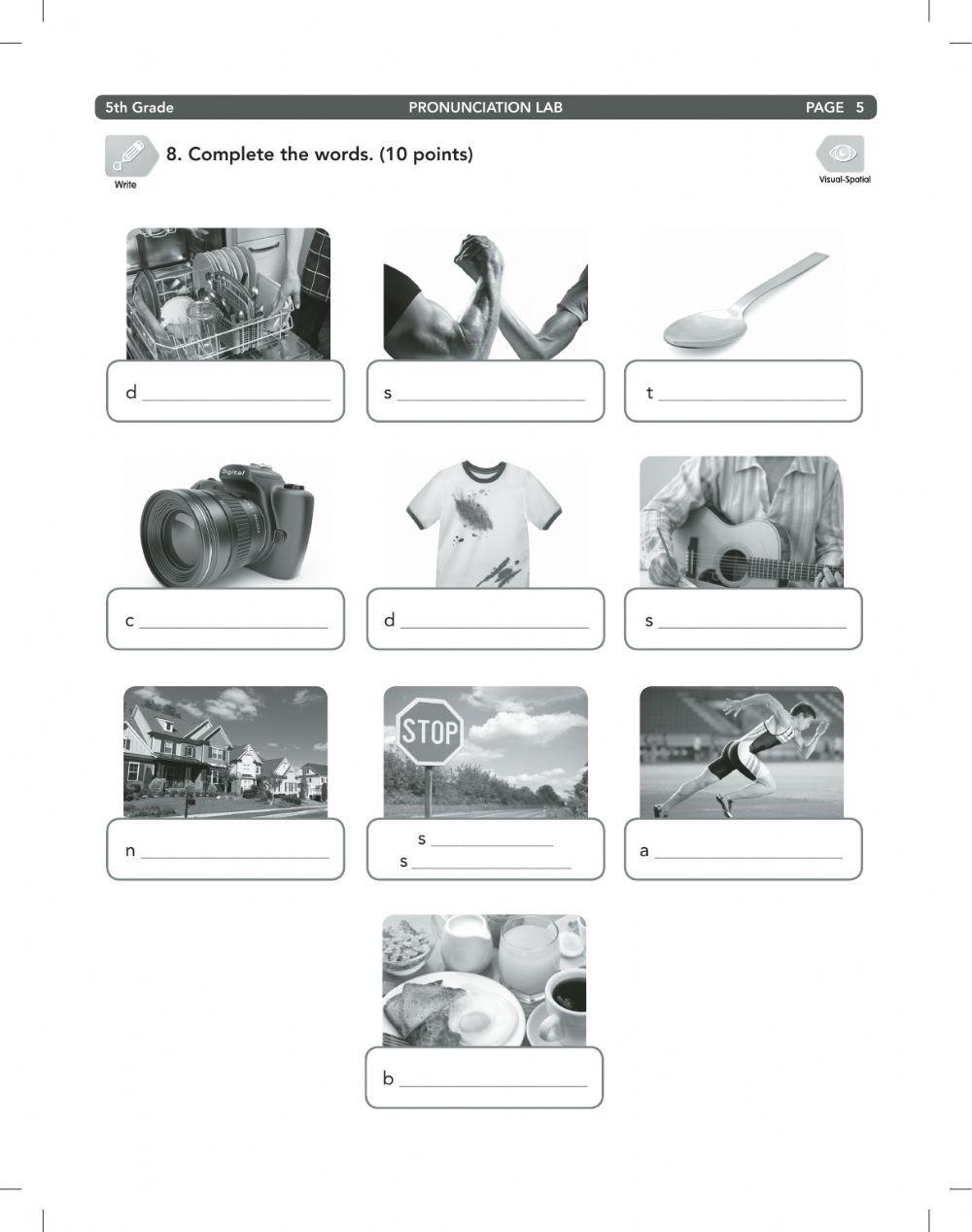 Writing Unit 1A | Free Interactive Worksheets | 6221179