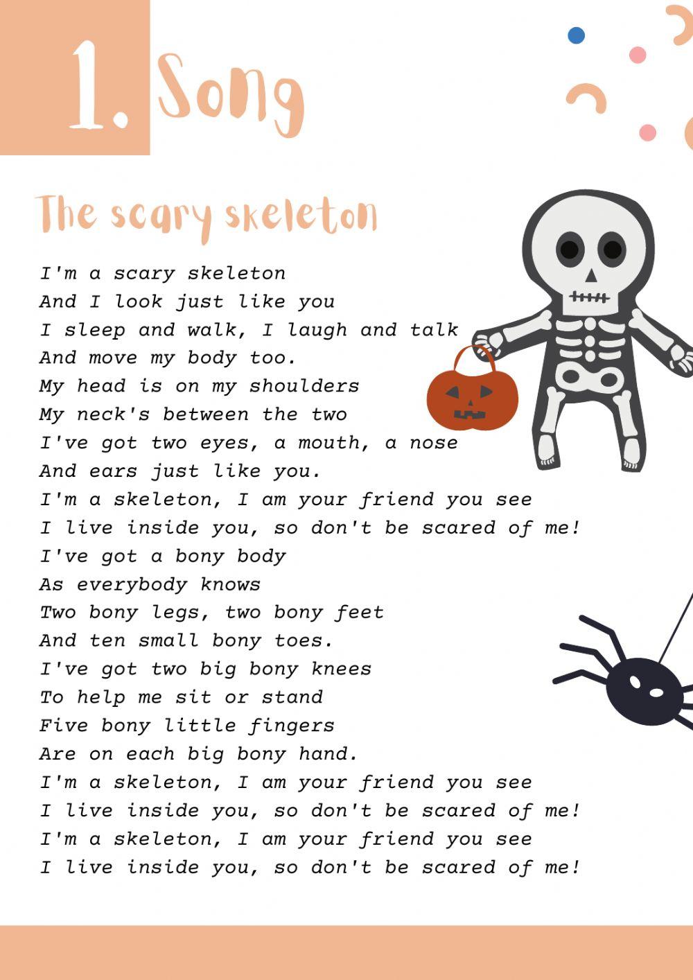 Body song | Free Interactive Worksheets | 490704