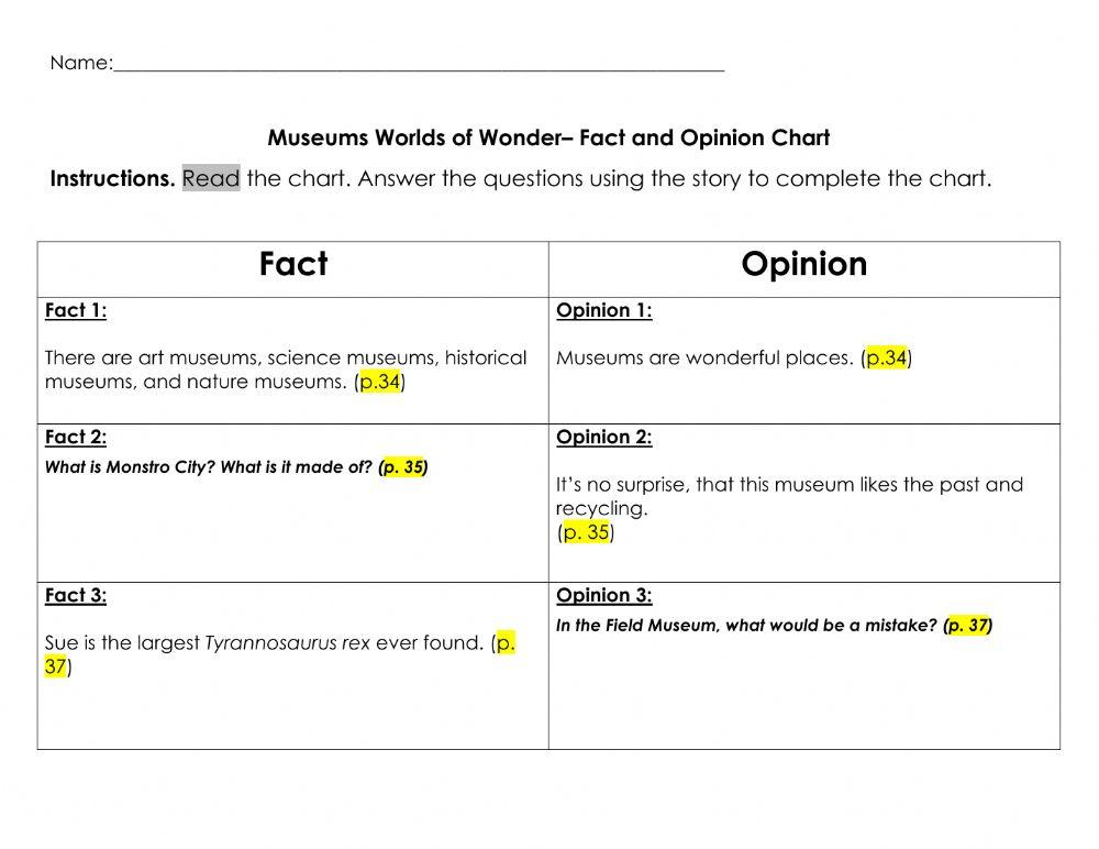 490834 | Fact and Opinion Chart - Week 41 | sofiabarboza
