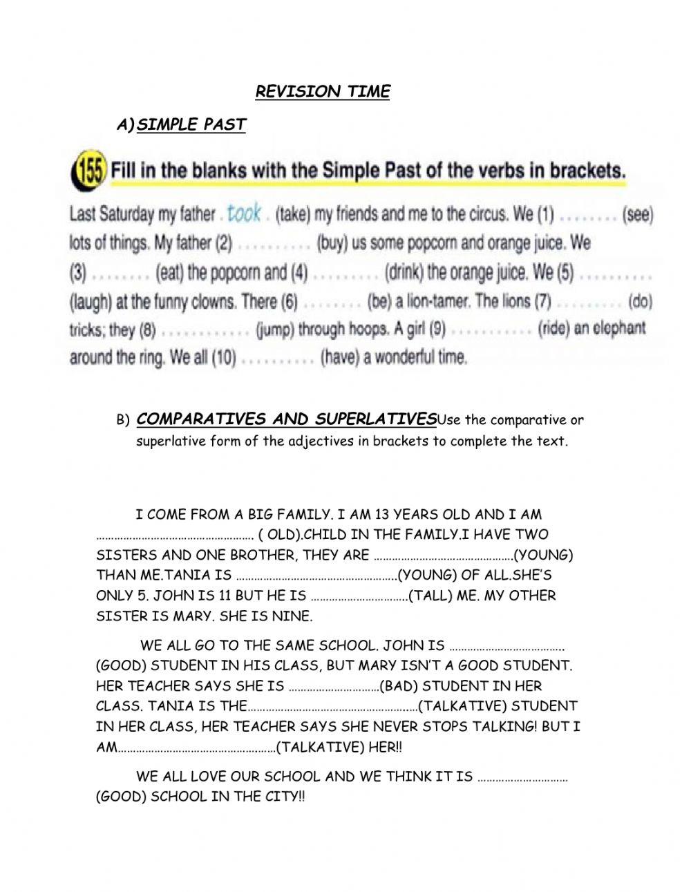 missraquelklix | Revision time 491340 | LiveWorksheets