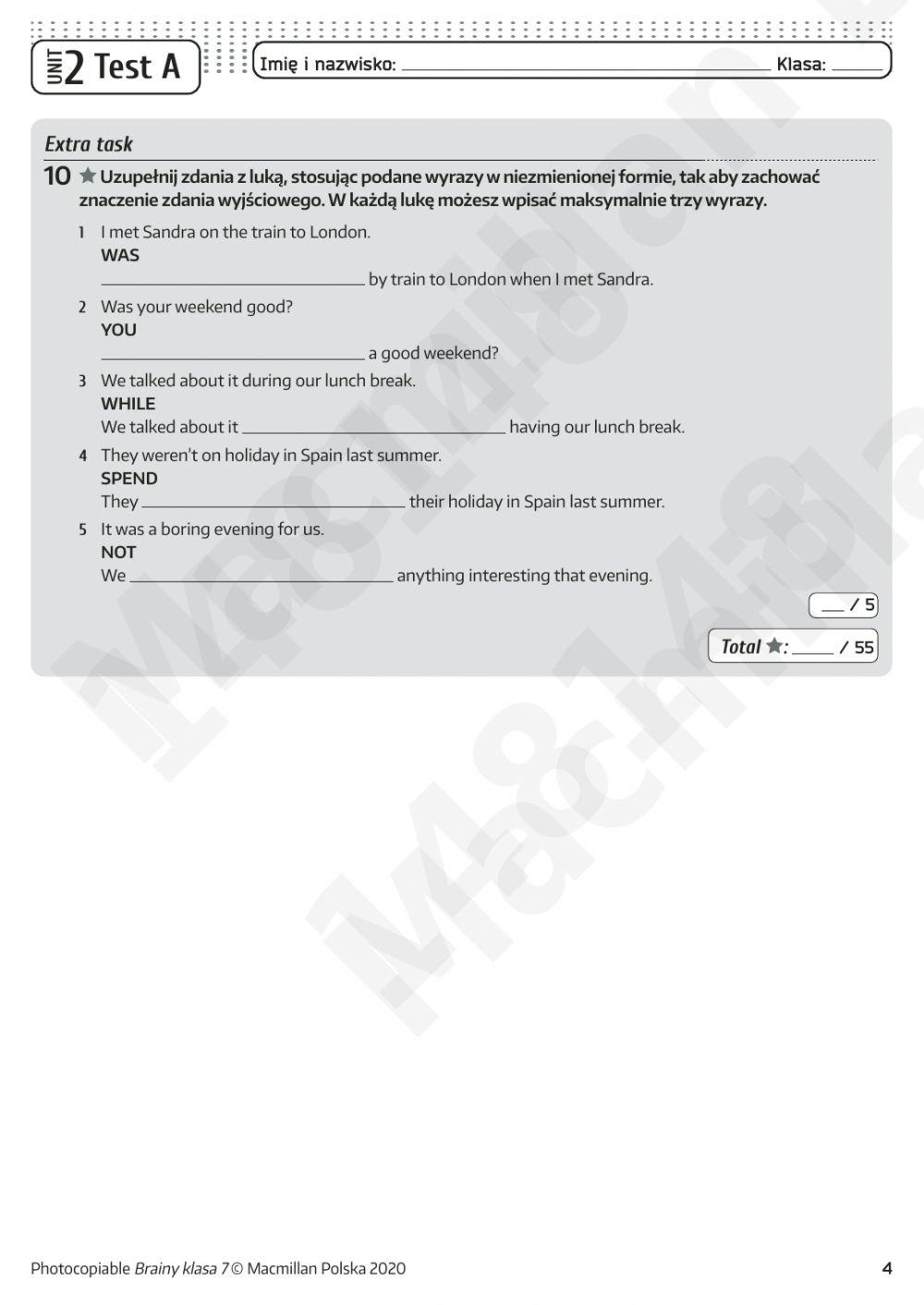 Brainy 7 Unit 2… | Free Interactive Worksheets | 6224685