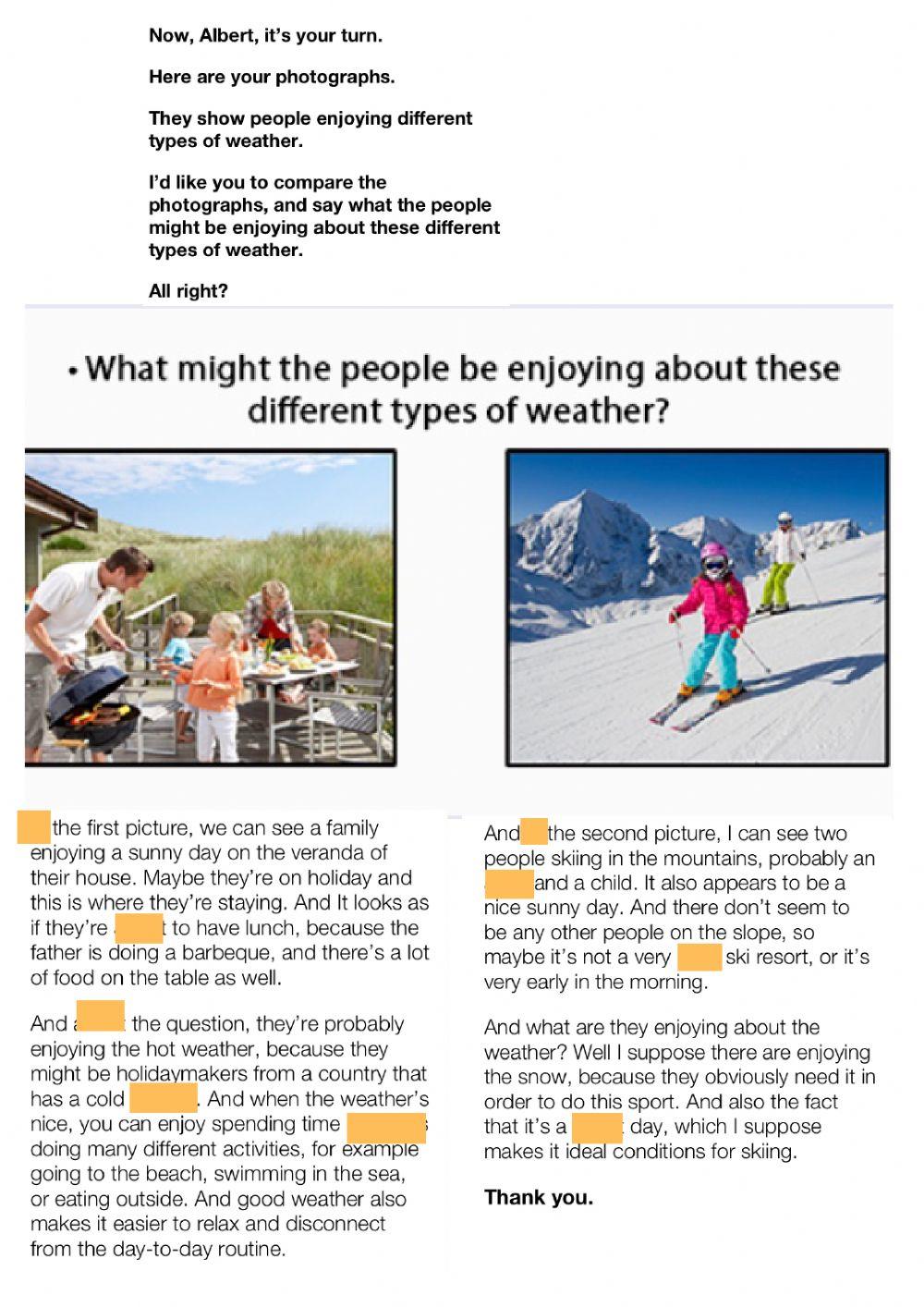 Speaking Part 2 online exercise for | Live Worksheets