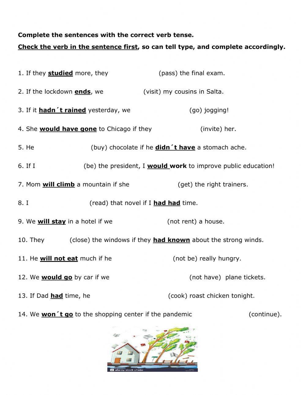 Conditional Sen… | Free Interactive Worksheets | 493121