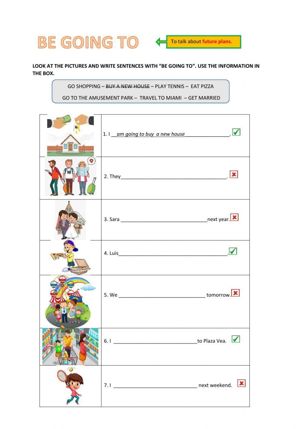 493669 | Be going to | Grassi Astete | LiveWorksheets