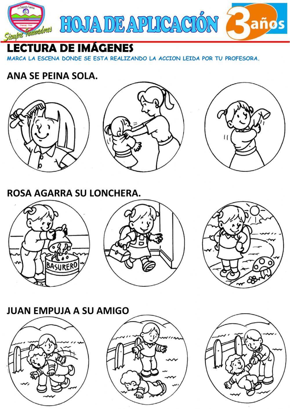 Lectura de imagenes activity | Live Worksheets