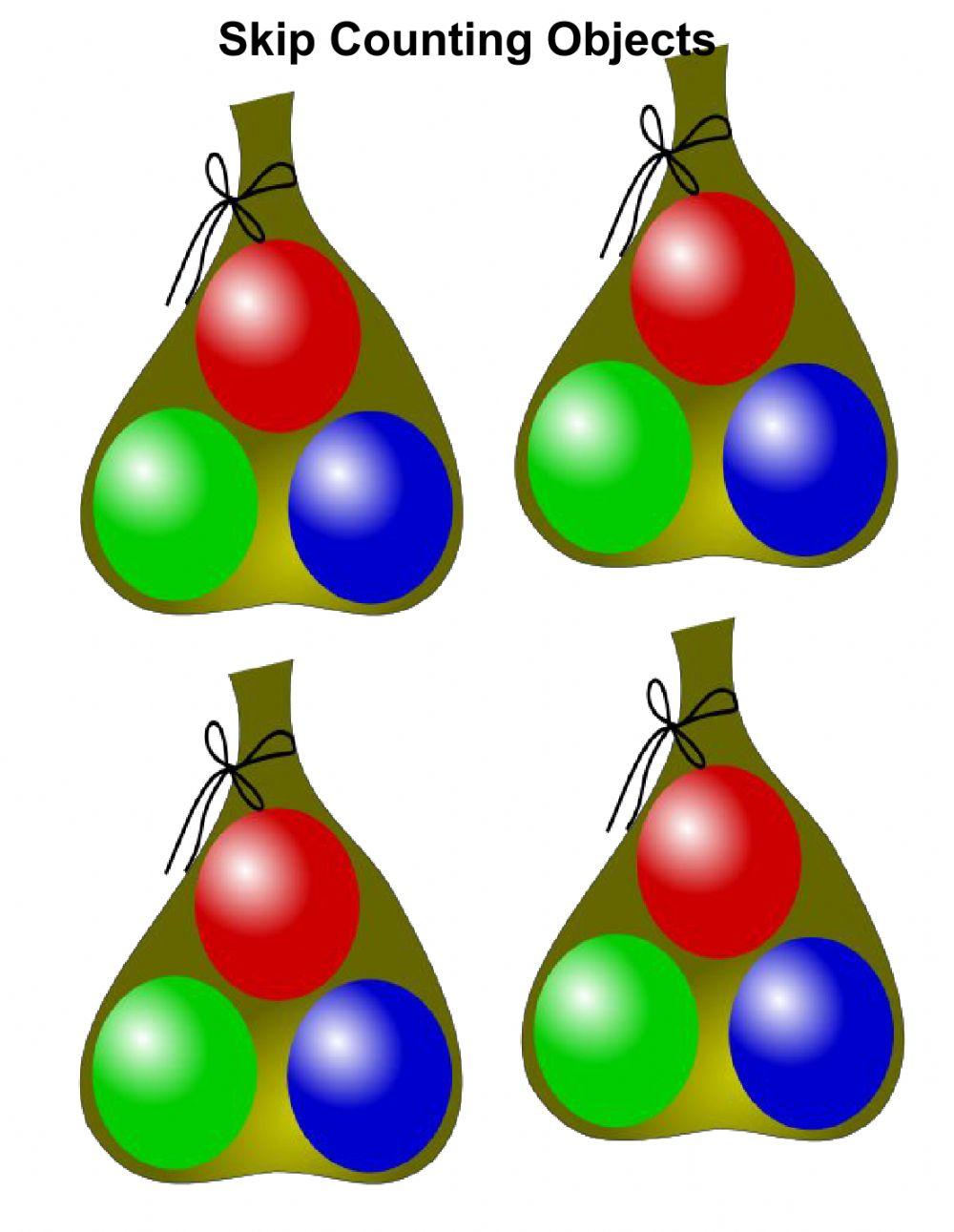 counting objects clipart