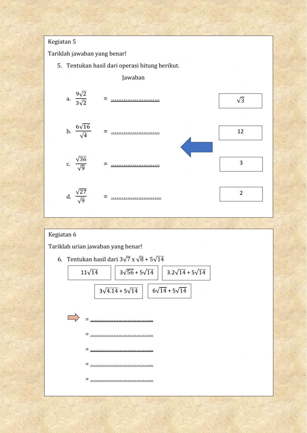 Akar | July Rohana | Live Worksheets