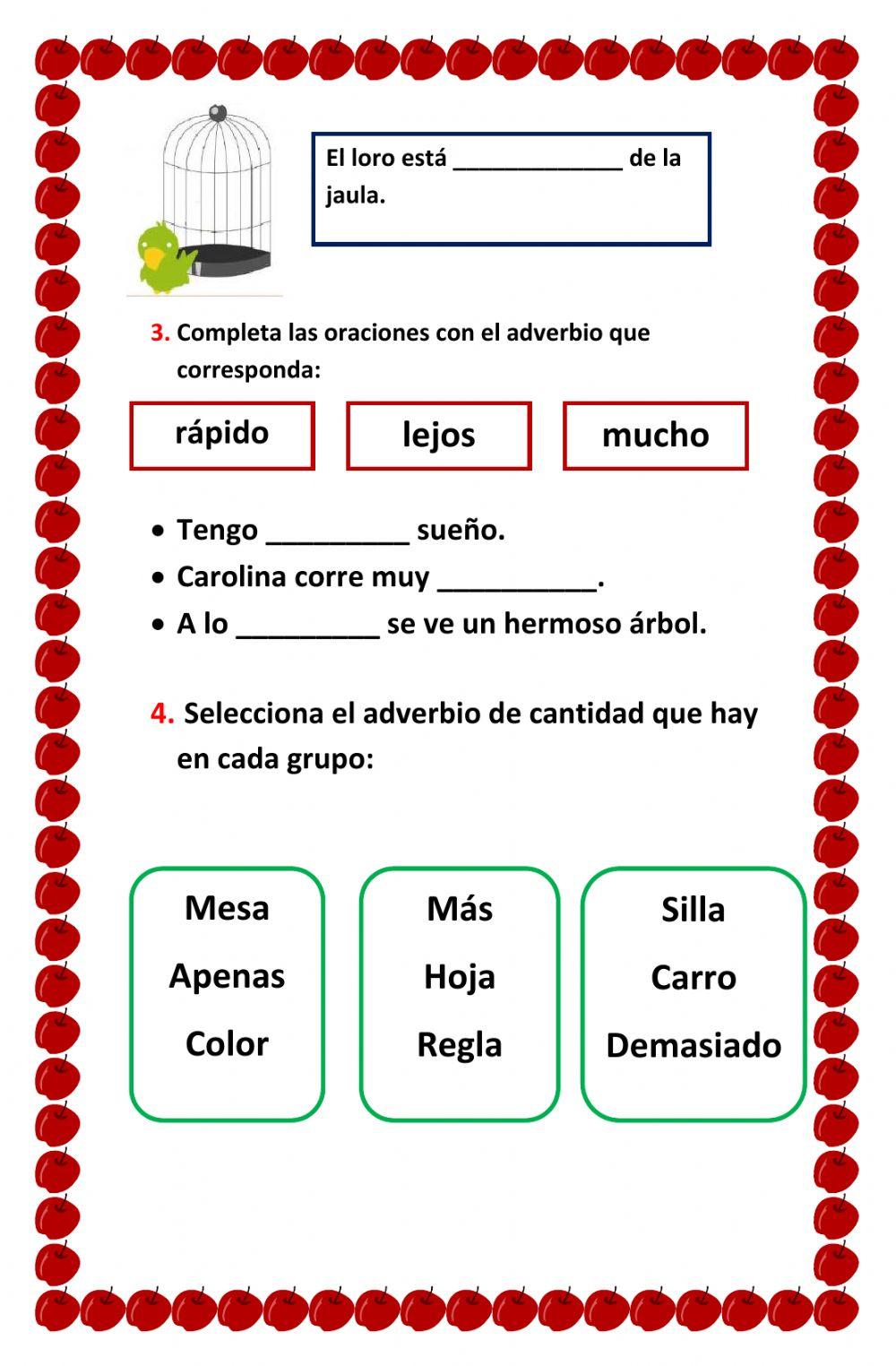 Español online exercise for Grado 2 | Live Worksheets