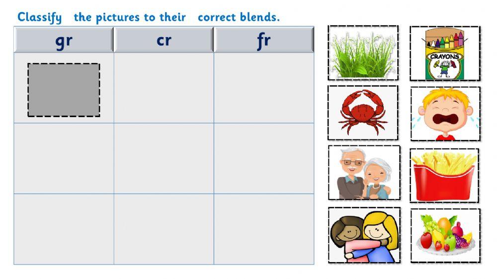 L blends worksheet | Live Worksheets