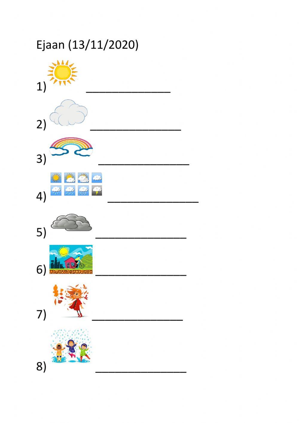 Ejaan 13-11-2020 worksheet | Live Worksheets