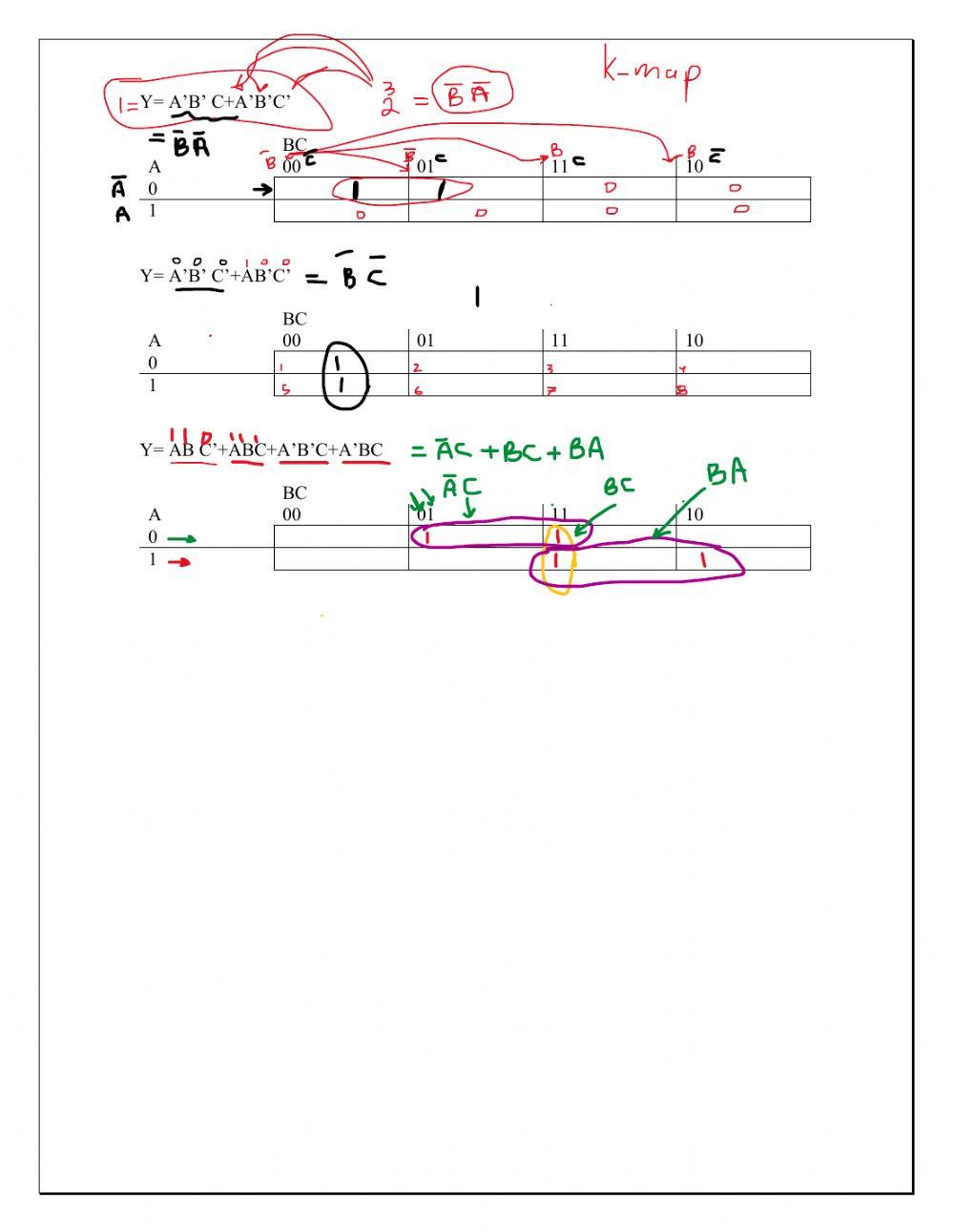 K-Map worksheet 16 entries worksheet | Live Worksheets