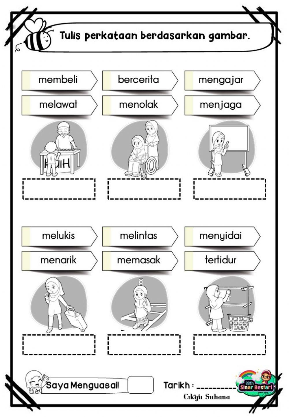 Perkataan Berimbuhan | Live Worksheets