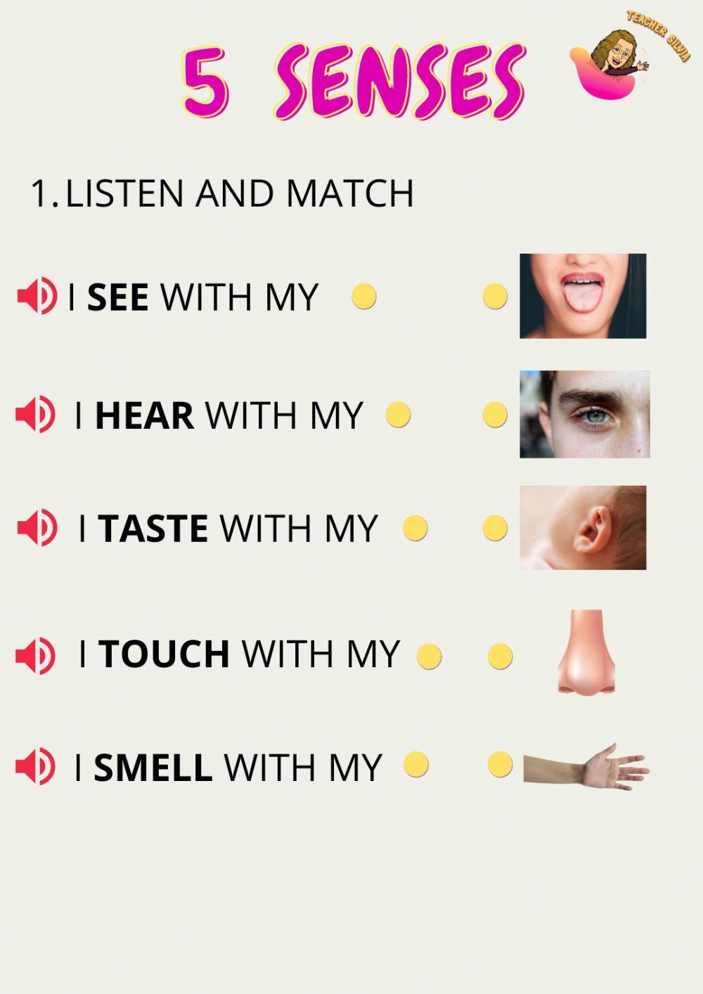 5 Senses Free Online Exercise Live Worksheets 5-senses-free-online-exercise-live-worksheets