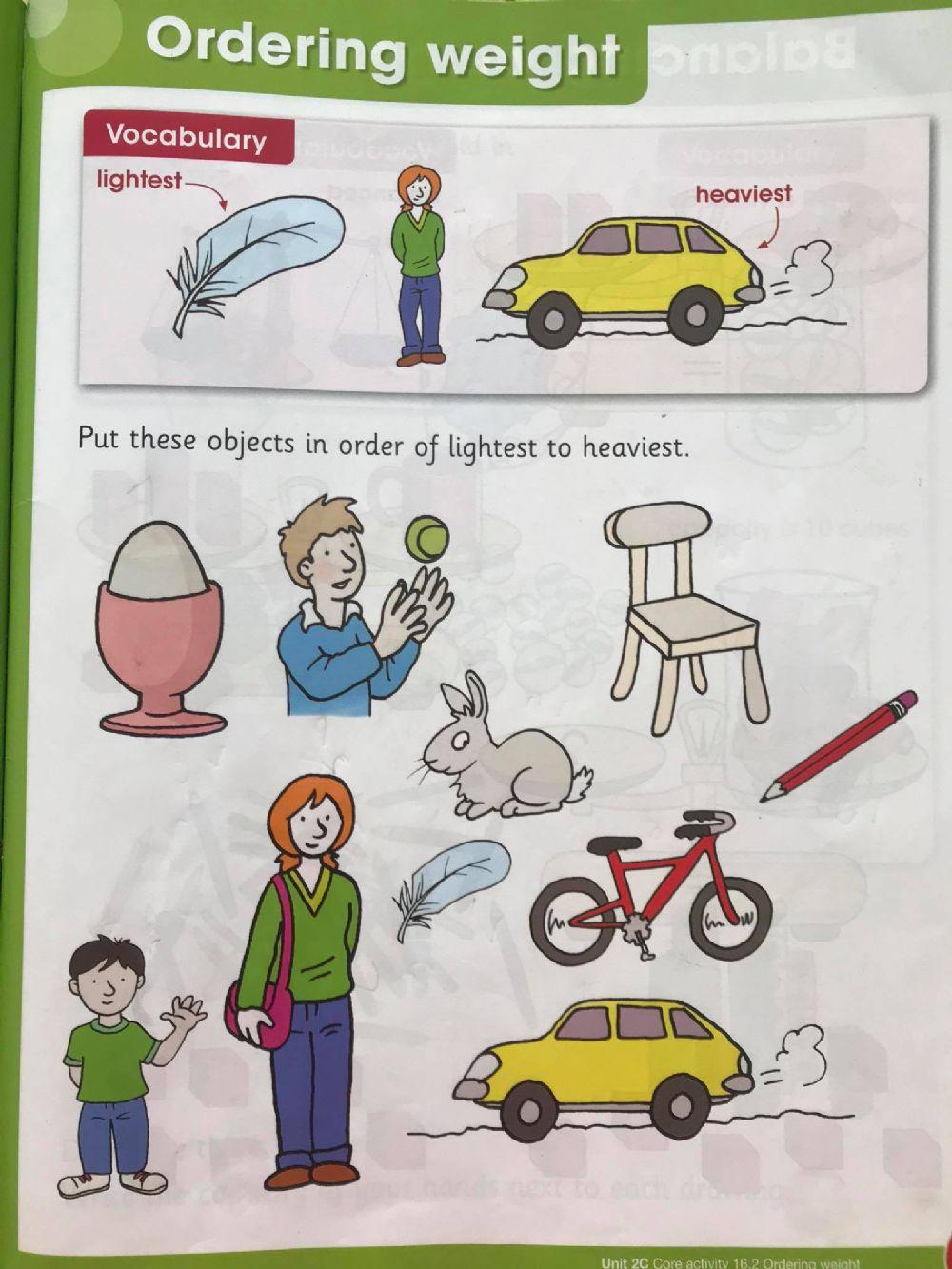 Ordering weight 1342 | Micadibella | Live Worksheets