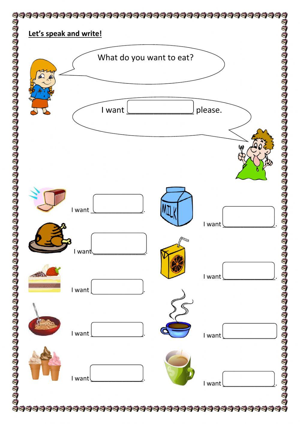 Food | Free Interactive Worksheets | 498651