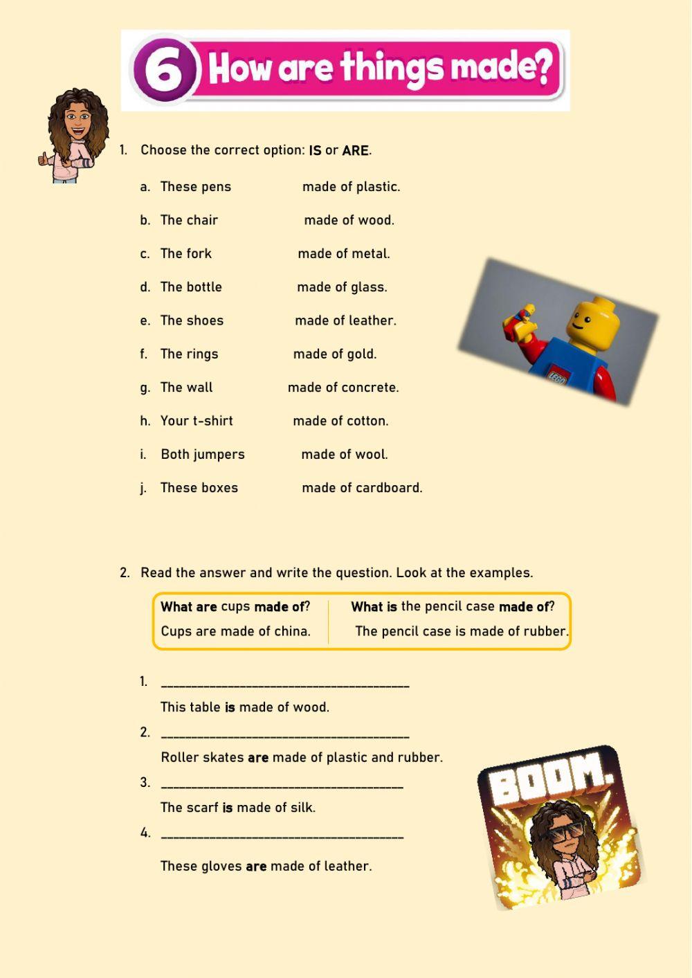 What are things… | Free Interactive Worksheets | 498808