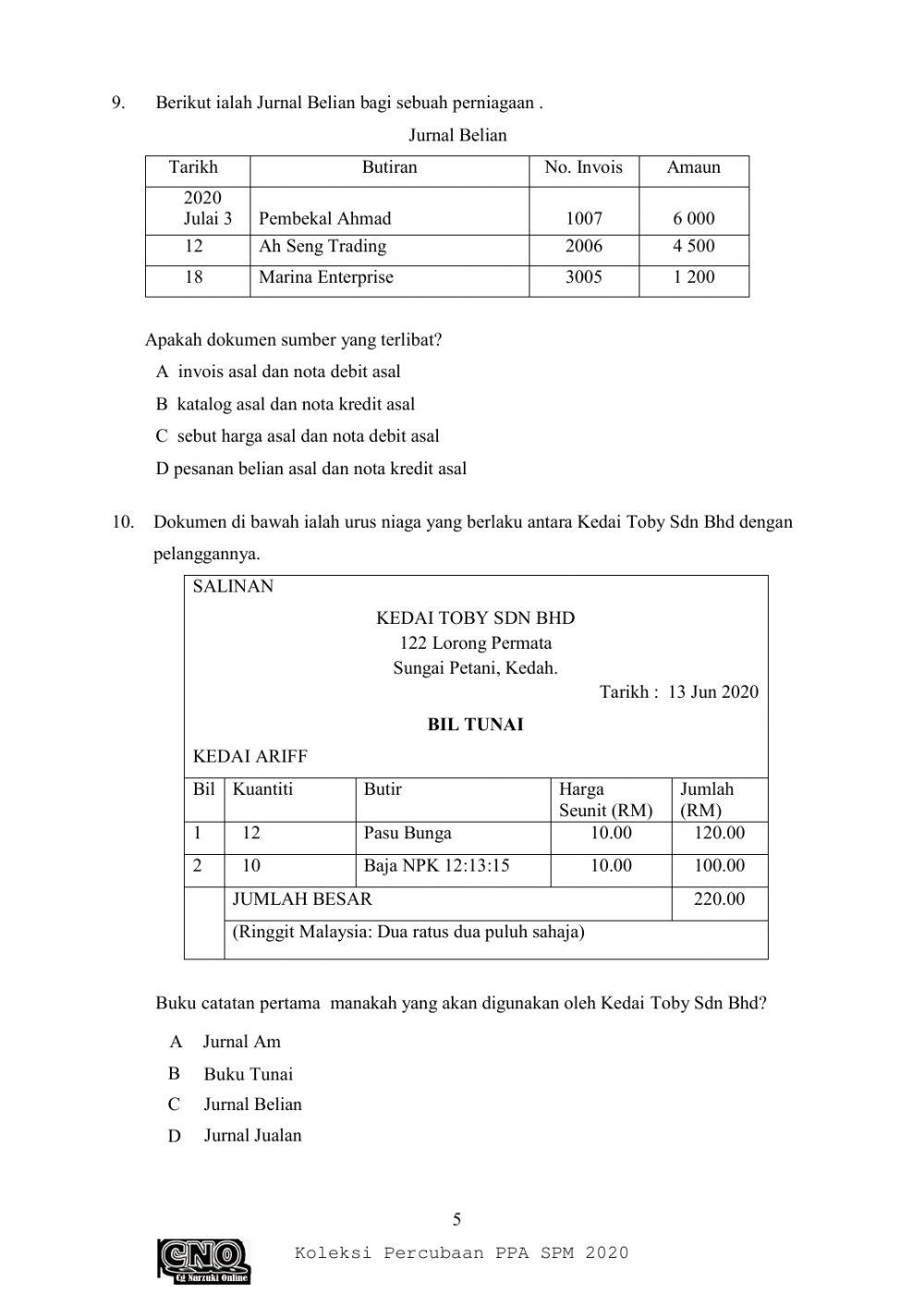 Trial baling 2020 worksheet | Live Worksheets