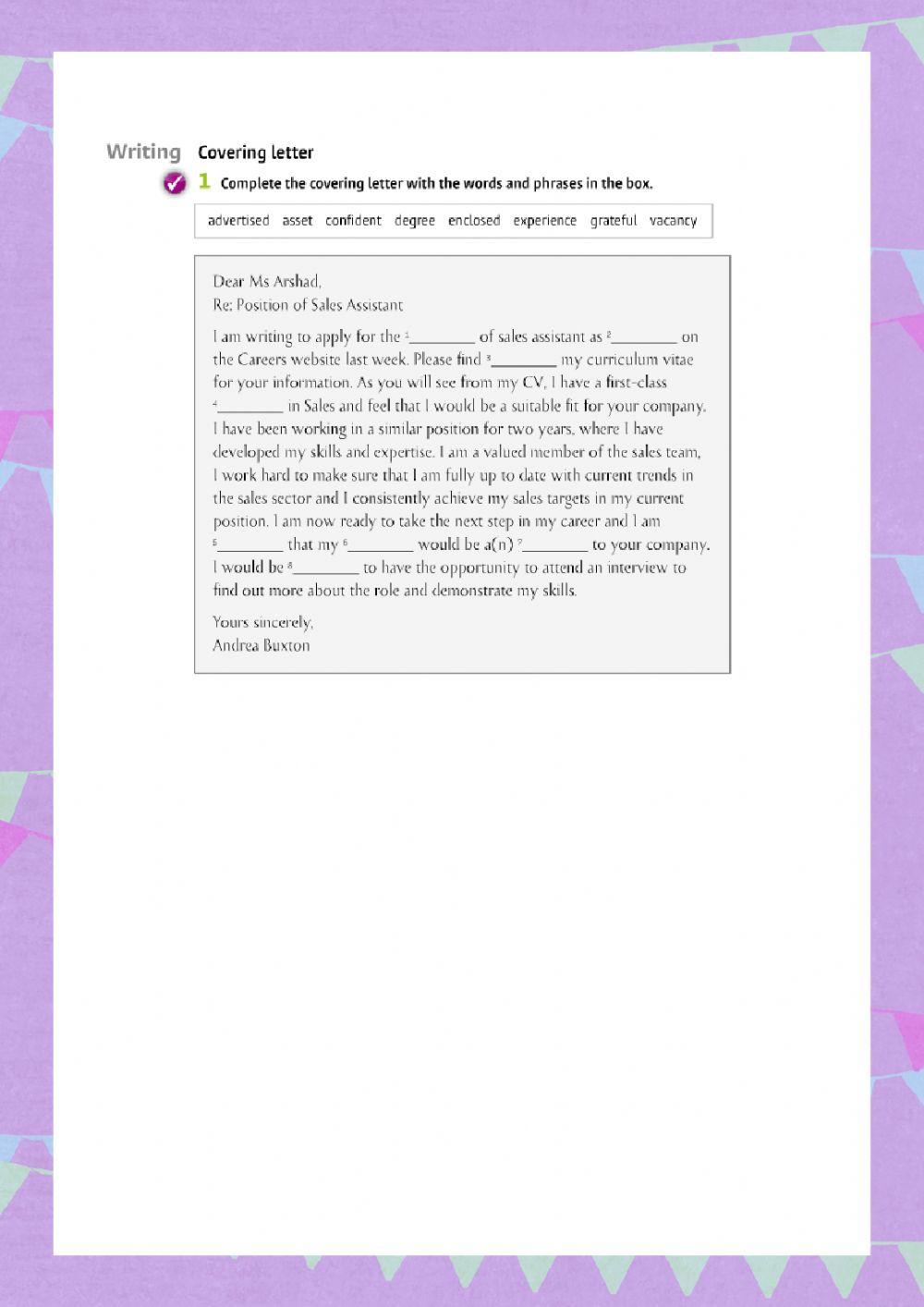 6B Unit 3 WB worksheet | Live Worksheets