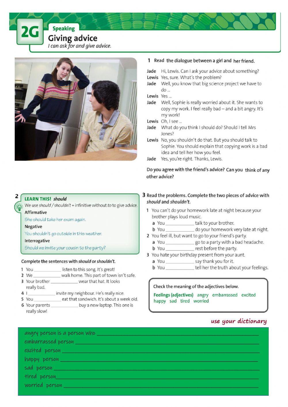 Solutions elementary 3rd worksheet | Live Worksheets