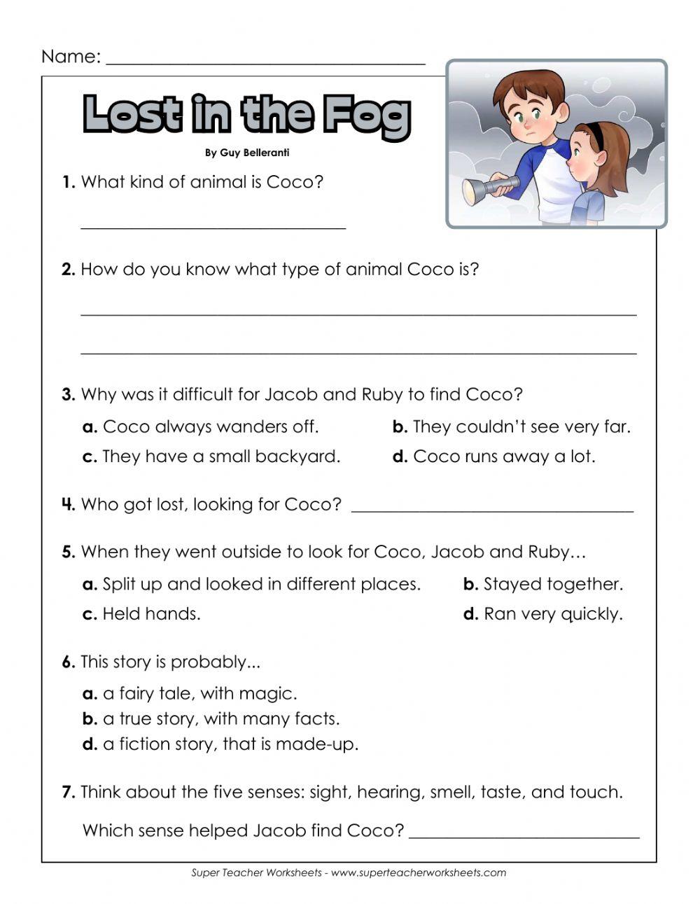 Lost in the Fog online exercise for | Live Worksheets