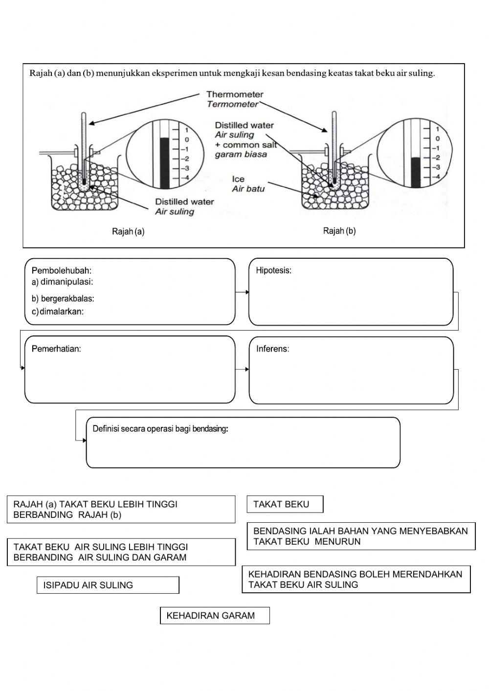 Kehadiran Bendasing worksheet | Live Worksheets
