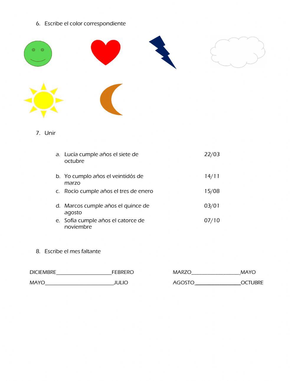 Repaso Ethan worksheet | Live Worksheets