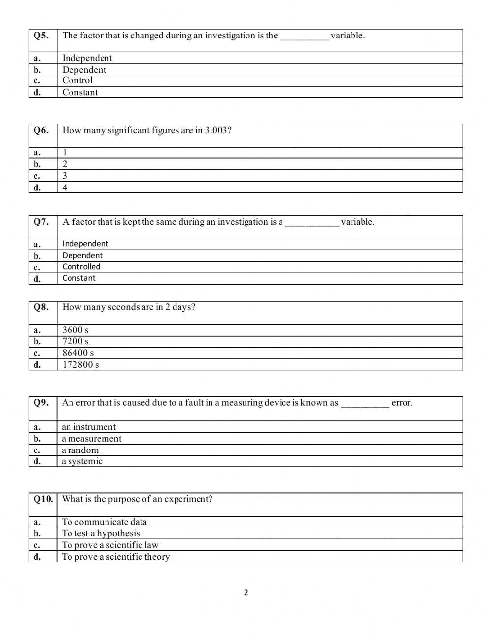 Advanced-G9-Physics-Revision-Materials-Chapter-1 worksheet | Live ...