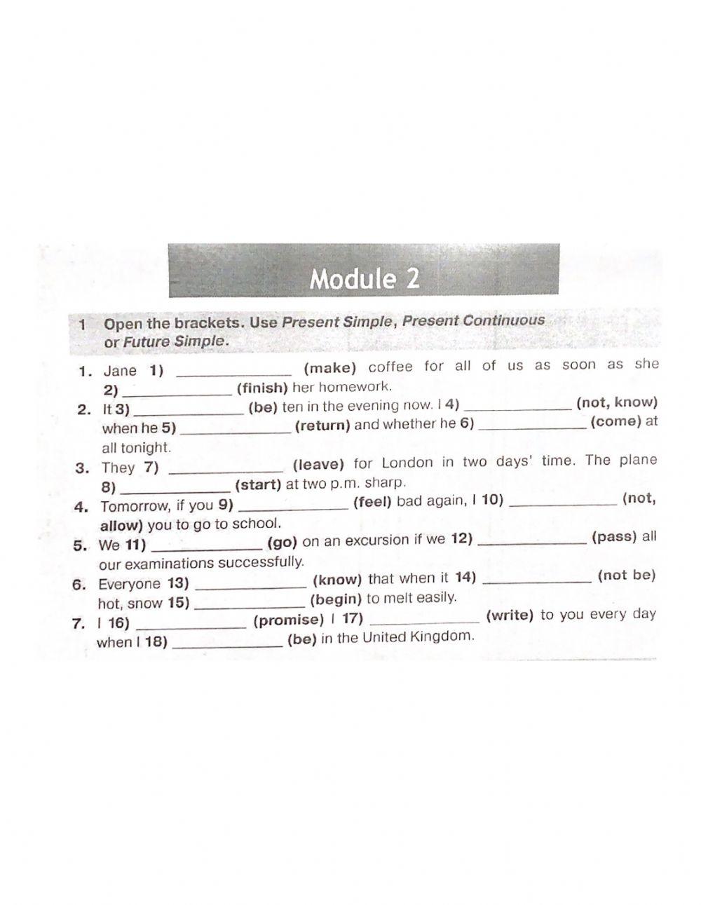 Expressing future worksheet | Live Worksheets