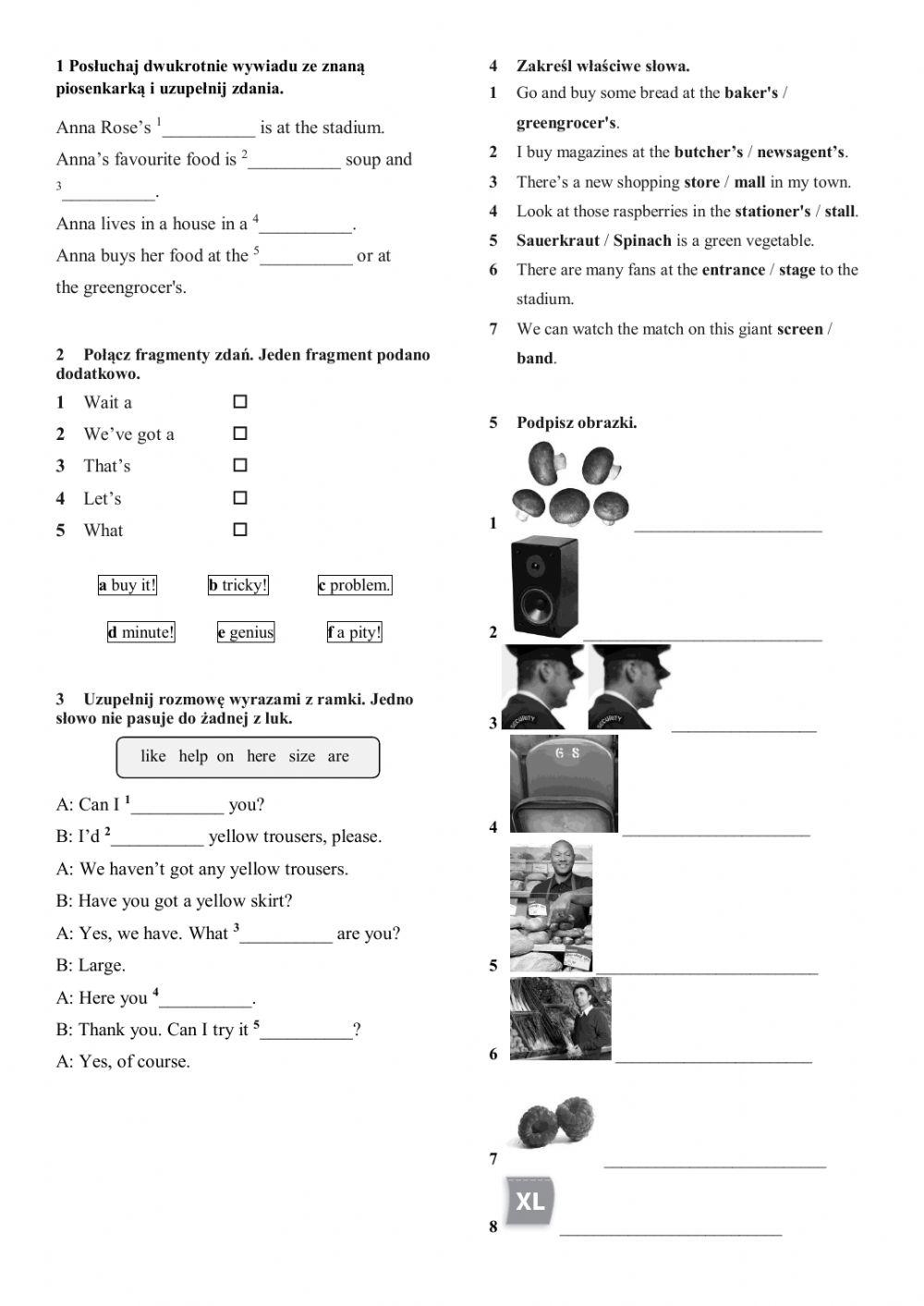 Test 2 Evolution 5 worksheet | Live Worksheets