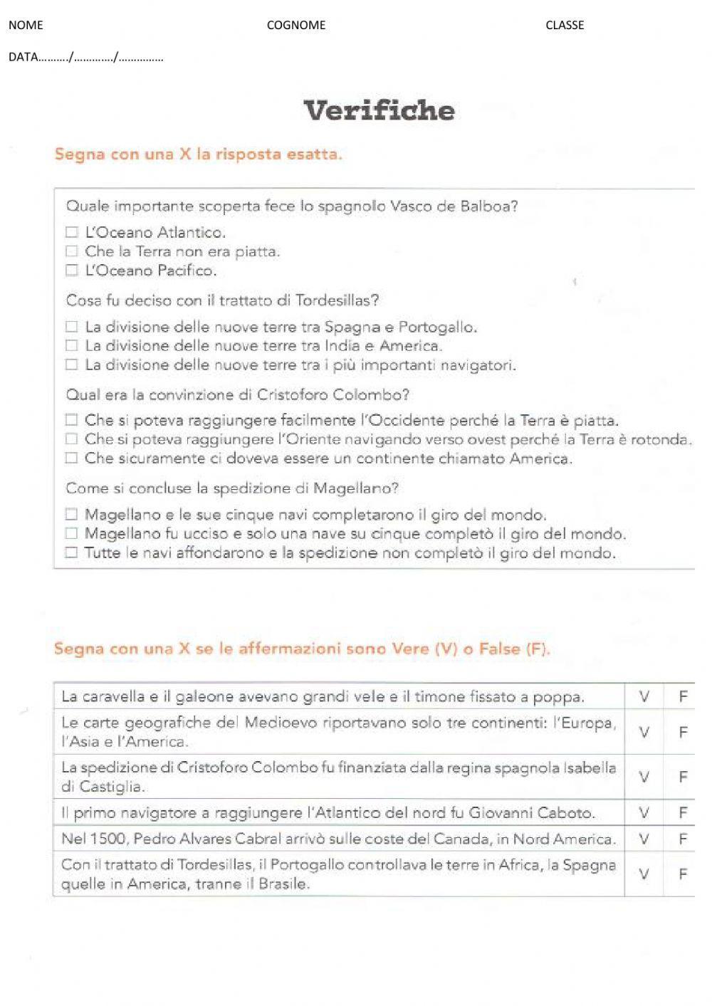 LE GRANDI SCOPE… | Free Interactive Worksheets | 6236100