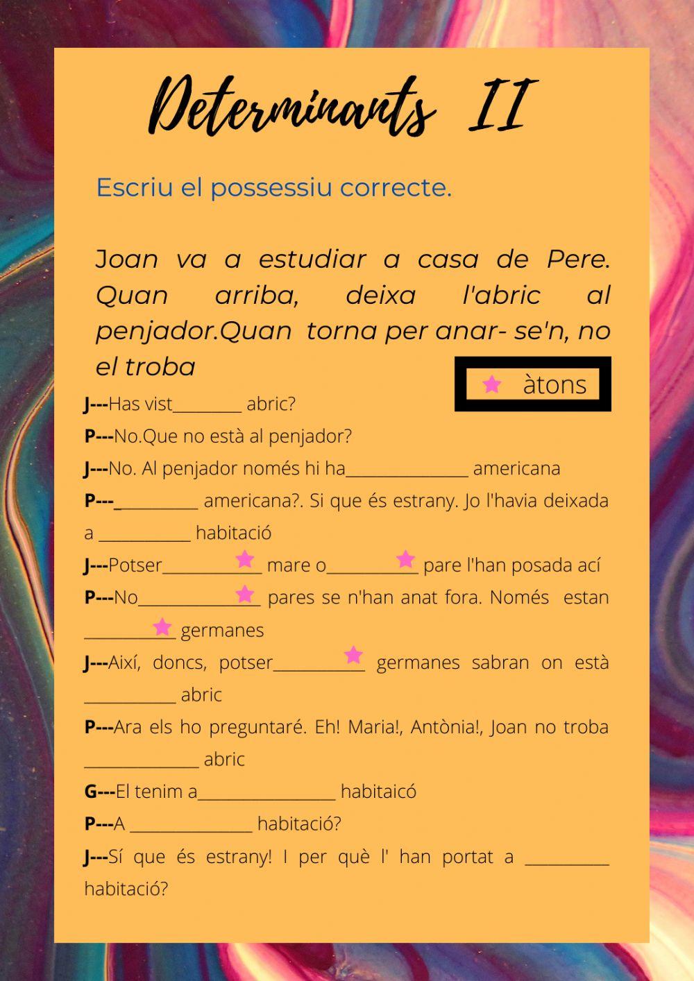 Determinants | Free Interactive Worksheets | 504140