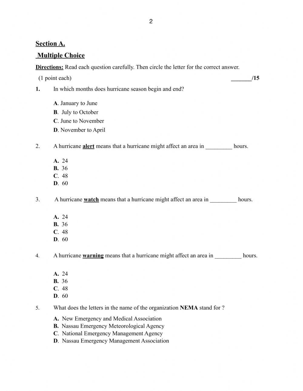 G5 Social Studies Fall Exam online exercise for | Live Worksheets