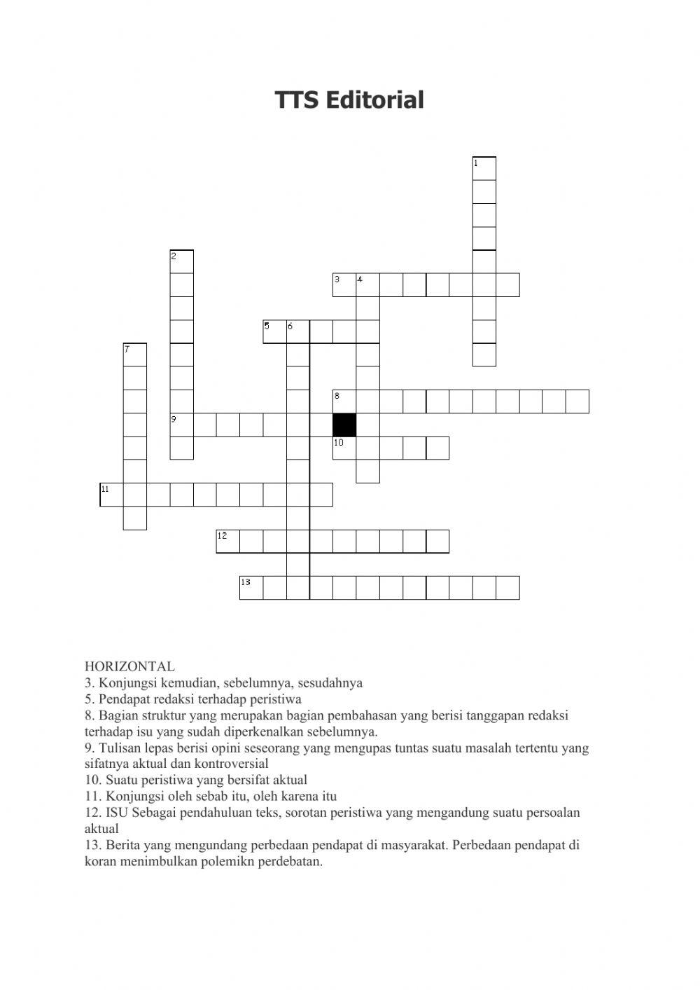 TTS EDITORIAL XII 4428552 | Risska123 | Live Worksheets