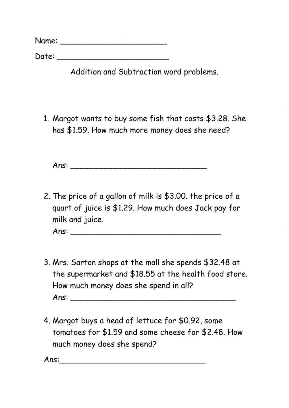 Addition And Subtraction Word Problems Online Worksheet Live Worksheets addition-and-subtraction-word-problems-online-worksheet-live-worksheets