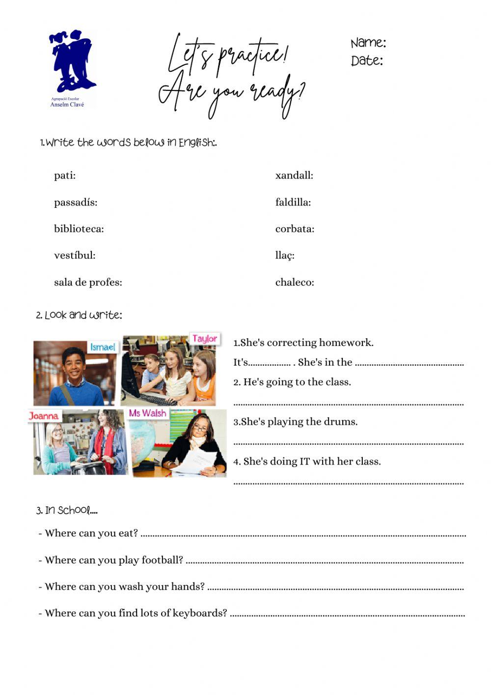 Unit 1 online activity for Grade 6 | Live Worksheets