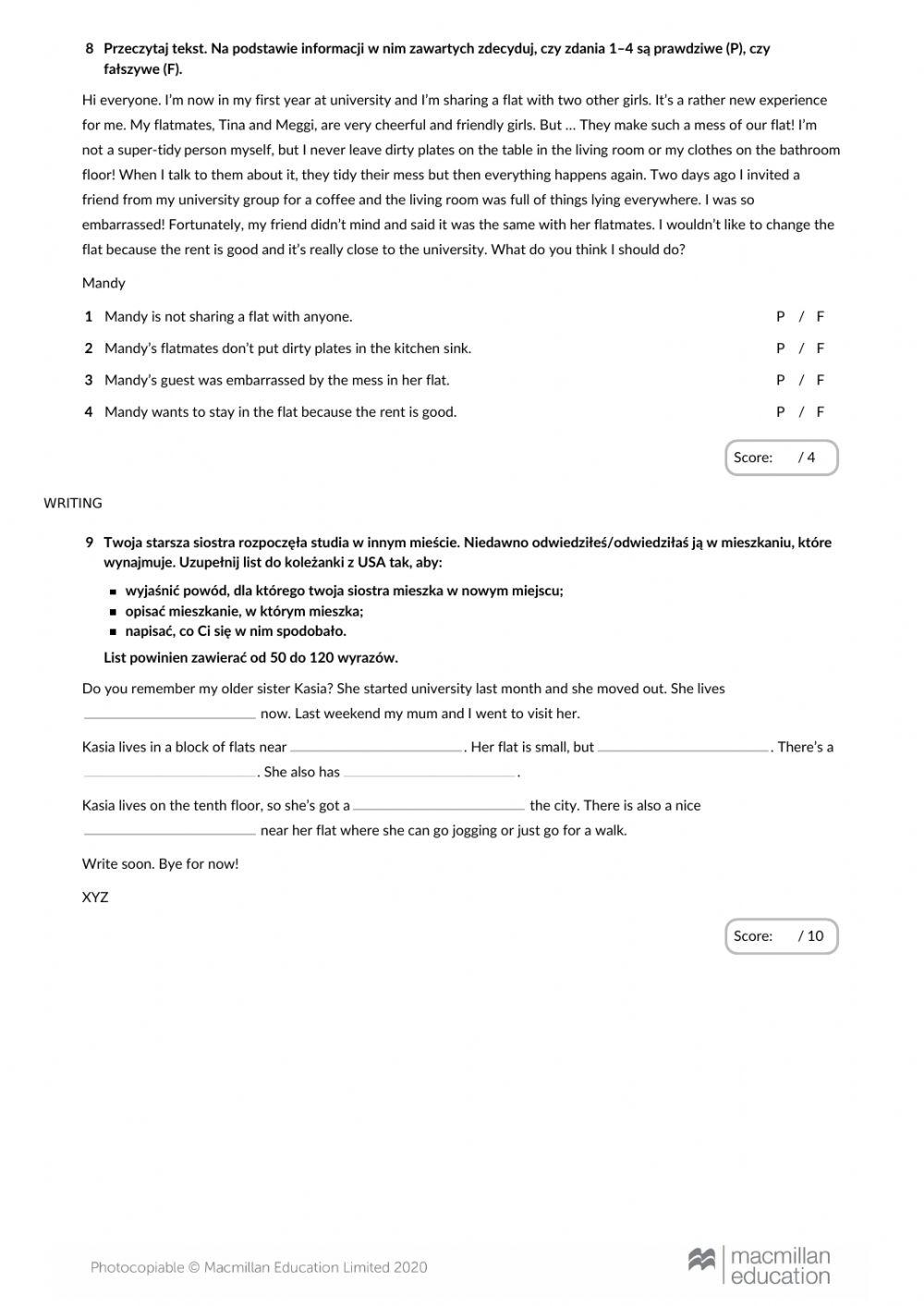klasa 7 unit 2 … | Free Interactive Worksheets | 6241691